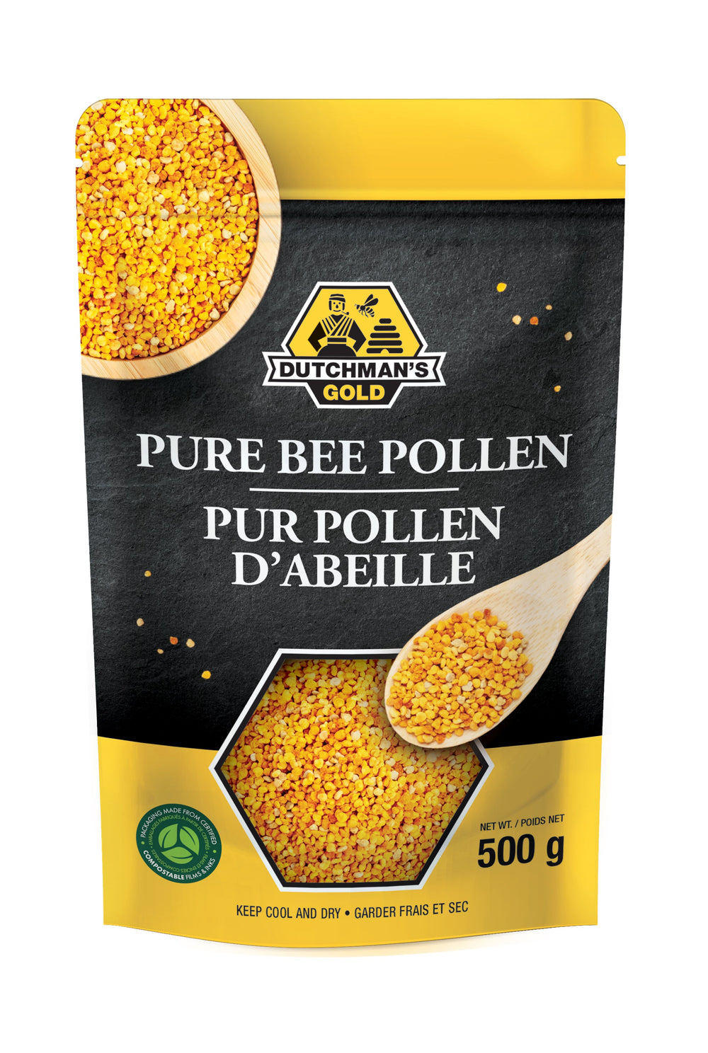 Dutchman's Gold Bee Pollen Granules 250 g (1/2 lb) - Bee Buzz Shop