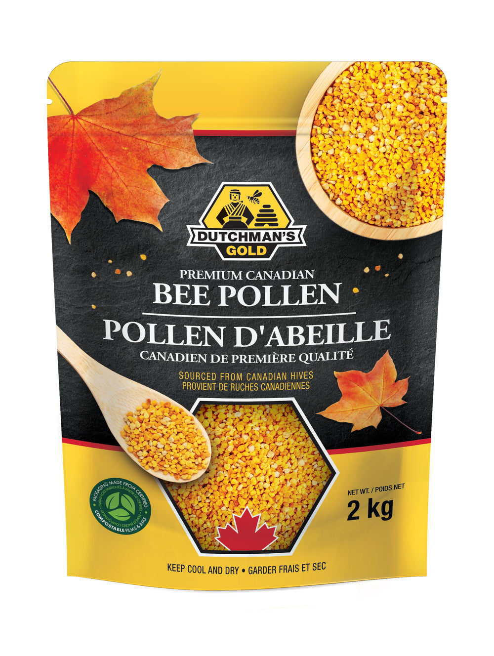 Dutchman's Gold Bee Pollen Granules 250 g (1/2 lb) - Bee Buzz Shop
